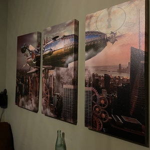 Ram Canvas Farmhouse Art Bighorn Sheep Canvas Wildlife Art - Etsy