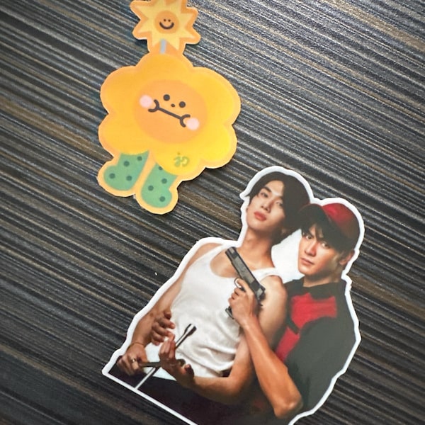 LOOK KHUNNOO Adorable Kawaii Vinyl Gift for BL Lover , Laptop Decals ...