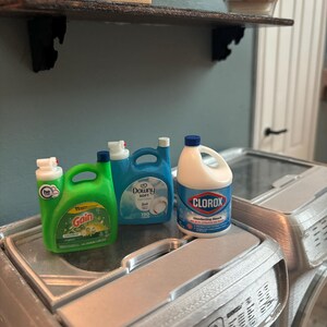 Mini Laundry Detergent Jugs, Mini Laundry Soap 1:6 Scaled - Etsy