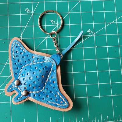 6 Forest Animals Keychains Patterns Leathercraft Patterns - Etsy