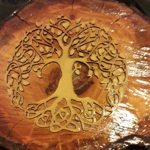 TREE OF LIFE Wooden Craft Blank, Available in 5 Differents Sizes. Wall ...
