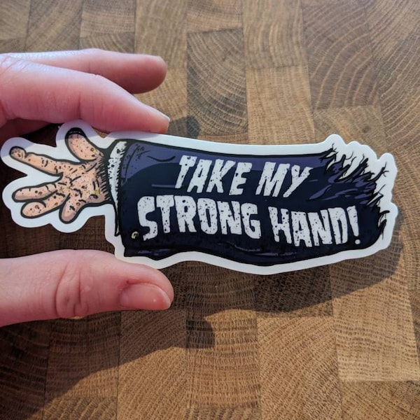 Take My Strong Hand! Scary Movie 2 Die Cut Sticker - Etsy