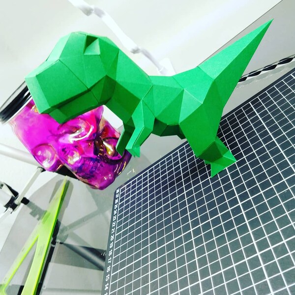 5 Baby Dinosaurs Paper Model in 1 Pack,papercraft ,rex,triceratops ...