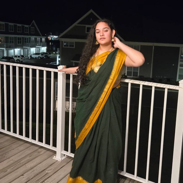 Indian Vintage Sari Border Greenn Woven Sari Trim Craft Sewing Recycled ...