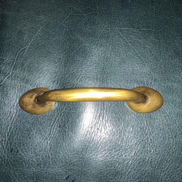 Unlacquered Antique Brass Drop Handles - Etsy