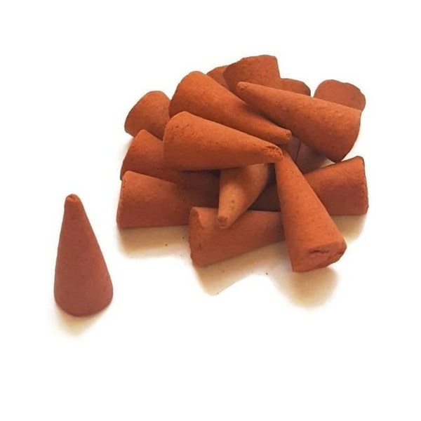 Tulsi Basil Incense Cones - 15 Cone Incense Packet - Calming - Stress ...