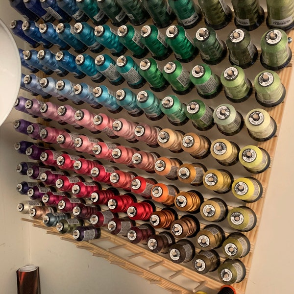 144 Spool Thread Rack-2 Inch Spacing Thread Storage, Thread ...