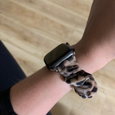 VELVET Apple Watch Scrunchie Band 38mm/40mm/41mm/42mm/44mm/45mm Size ...