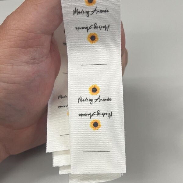 12x60mm Cotton With Logo or Text Sewing Accessori Label,tags for ...