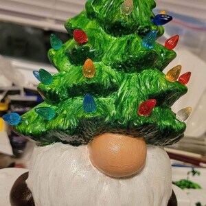 Sven the Sunflower Gnome Unpainted Ceramic Bisque - Etsy
