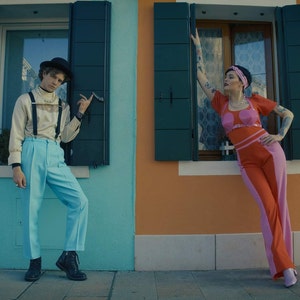 Sentinel Harness Post Apocalyptic Harness Belt, Faux Fur Collar, PVC or ...