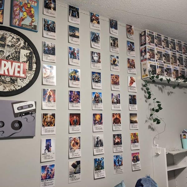 Marvel MCU Mini Poster Prints, Movies and TV Shows (6x4inch), *physical ...
