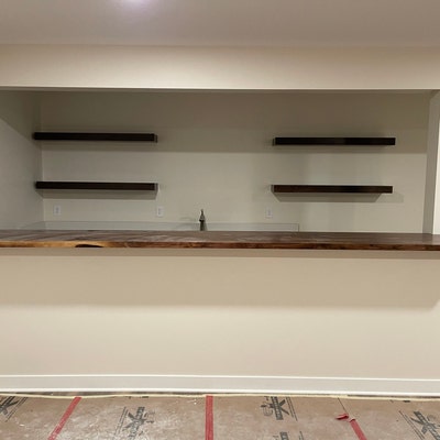 Custom Straight Line Indoor Wood Bar - Etsy