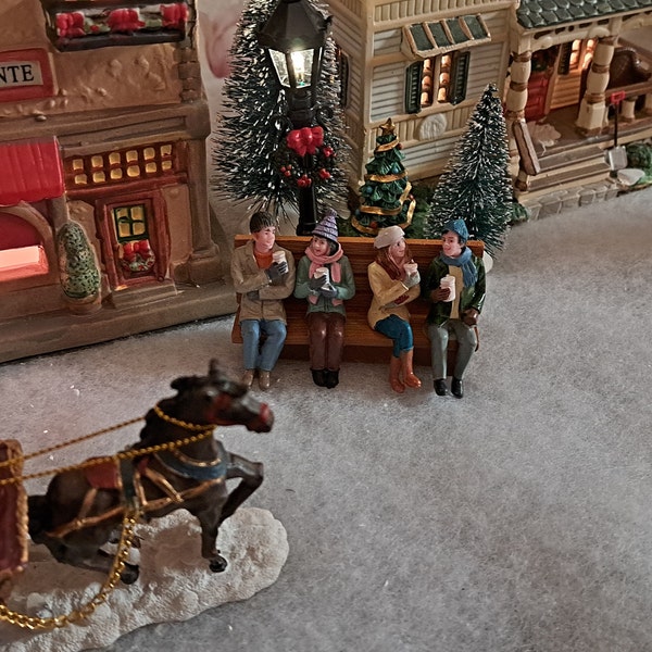 Lemax FAMILY ICE FOLLIES Set of 2 # 22125 Vail Christmas Village ...