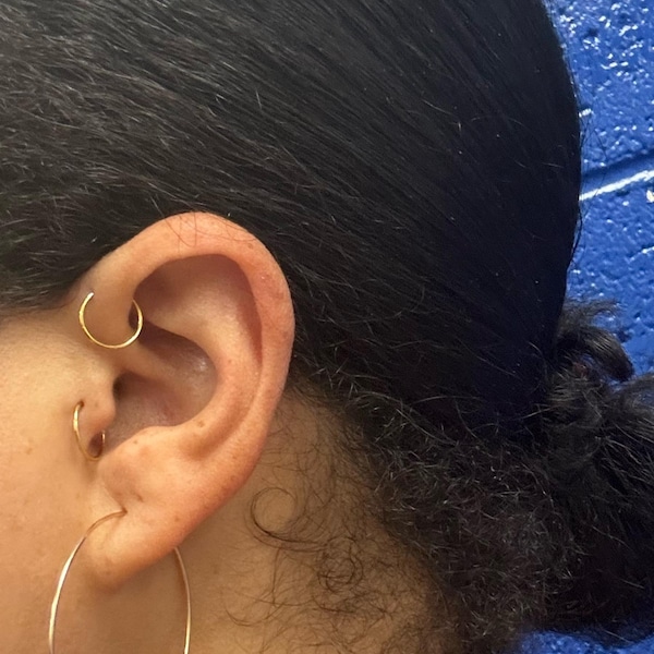 Thin Solid Platinum Hoops. Small Hoop Earrings .950 Platinum Hoop ...