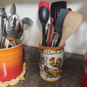 Italian Ceramic Rooster Figurine Italian Art Pottery Animals Collection ...