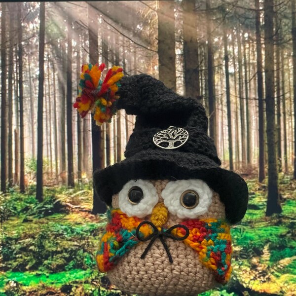 Owl Wizard Crochet Pattern , Amigurumi Mini Magical Animal Crochet PDF ...