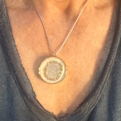 Extremely Powerful 5G EMF Orgonite Protection Necklace, Solar Quartz ...