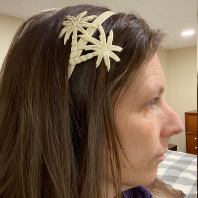 French Vintage Tortoise Shell Curved Large Hair Comb - Etsy