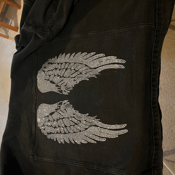 Shark Heat Press Hot Fix Iron on Rhinestone Motif , Rhinestone Shark ...