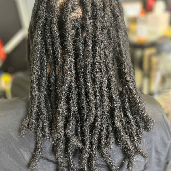 Intaloc Dreadloc Extensions 100% Human Hair Interlocked Locs Natural ...