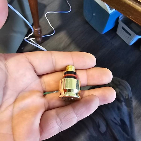 45 Caliber Nickel Bullet Casing Valve Stem Caps, Novelty Valve Caps ...