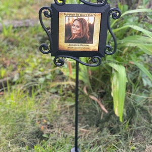 Personalized Hummingbird Memorial Garden Stake Hummingbirds | Etsy