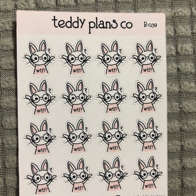 Study Bunnies Studying Homework Exams Assignment - Etsy