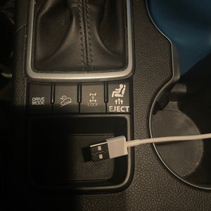 Eject Button Decal, Car Decal, Eject Passenger Button, Blank Button ...