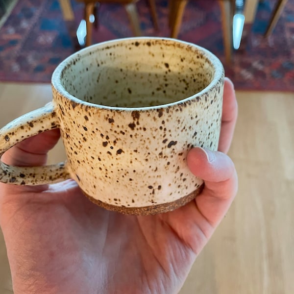 Red Clay Serving Bowl With Hand-painted Black Ring Design, Decorative ...