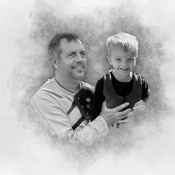 Add Deceased Parent to Wedding Photo – Realistic Color Portrait ...