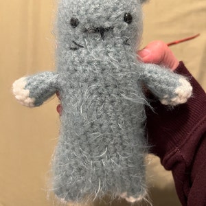 Small Long Cat Crochet Pattern. Make Your Own Cute Amigurumi Long Cat ...