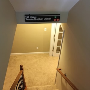 161 Street Yankee Stadium Station New York City Subway Sign Wood Sign ...