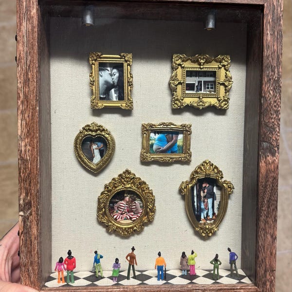 Custom "museum of Us" Shadow Box, Personalized Photo Gift (8x10 Frame ...