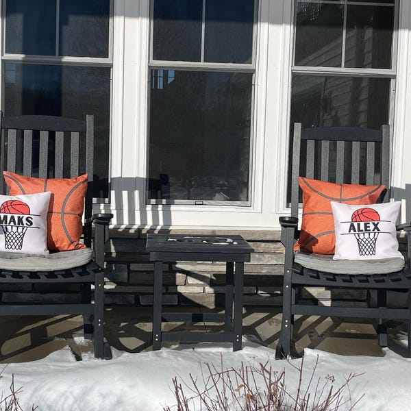 Custom Basketball Pillow, Personalized Basketball Pillow, Custom Throw ...