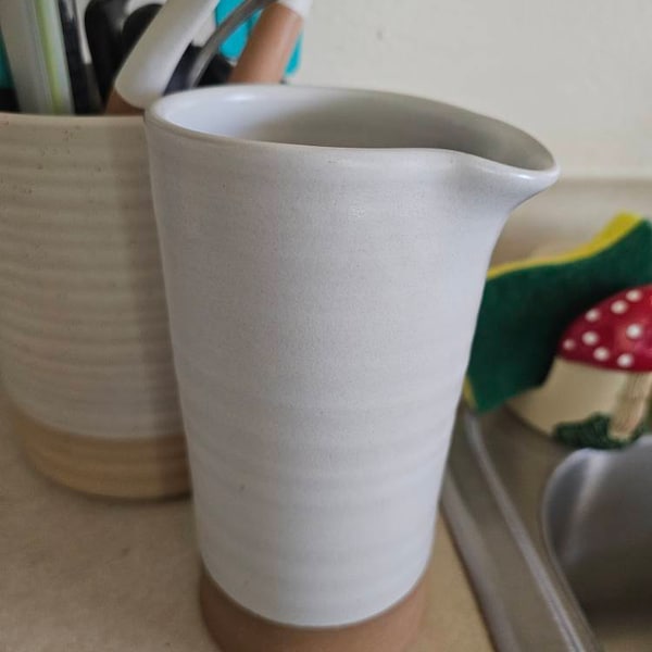 Pitcher | Farmhouse Pitcher | Ceramic Pitcher | Modern Carafe ...