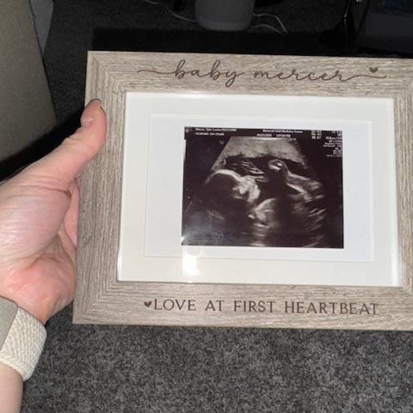 Grandson | Personalized Baby Name Picture Frame | First Grandchild ...