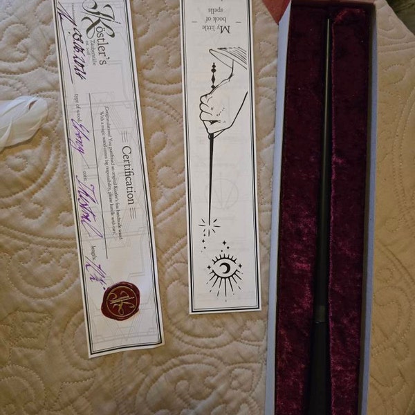 Premium Magic Wand 'reditus Auri' . Highest Quality Wooden Wand ...