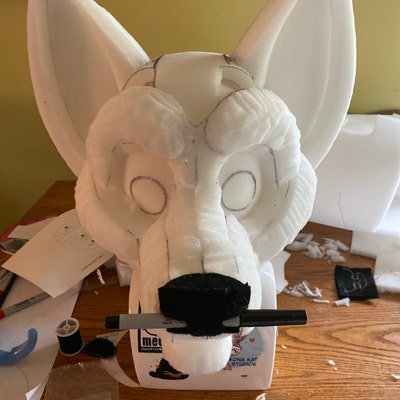 PDF TEMPLATE: Fursuit Head Base Fox Digital Download - Etsy