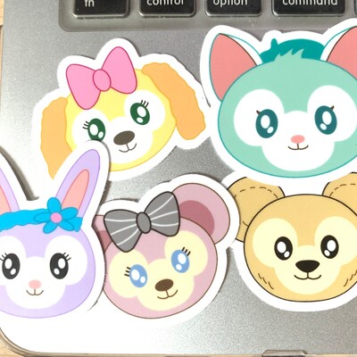 Classic Collection Duffy & Friends Inspired Sticker Pack - Etsy