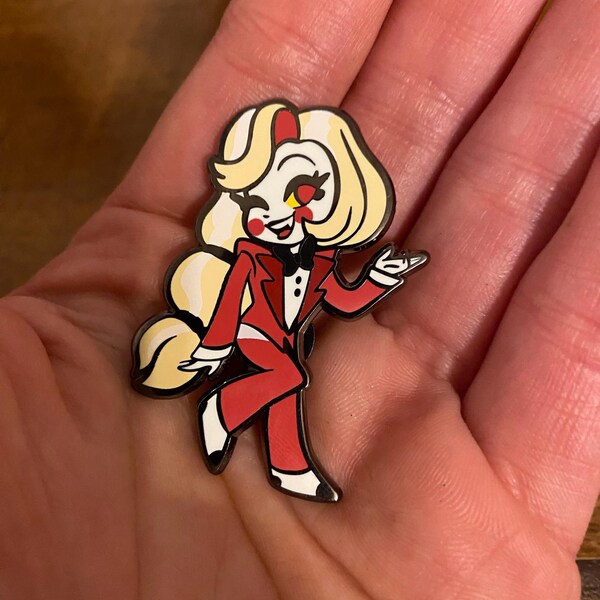 Hazbin Hotel HH Chibi Characters Hard Enamel Pins - Etsy
