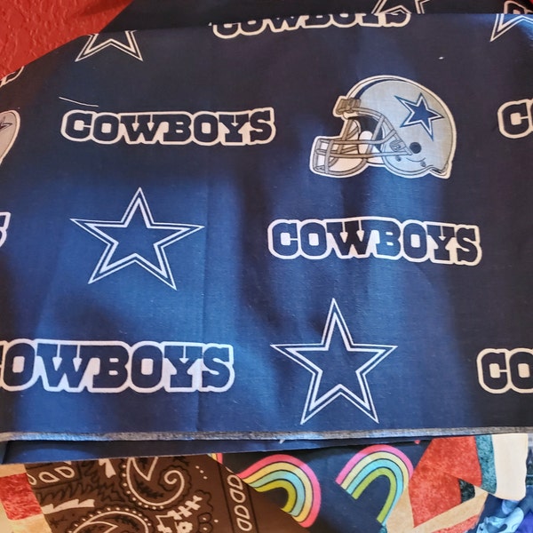 Dallas Cowboys 100% Cotton Fabric Officially Licensed - Etsy