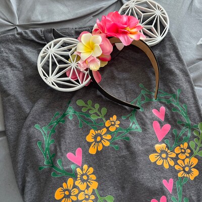 Spring Epcot Flower and Garden Inspired Mickey Ears - Etsy