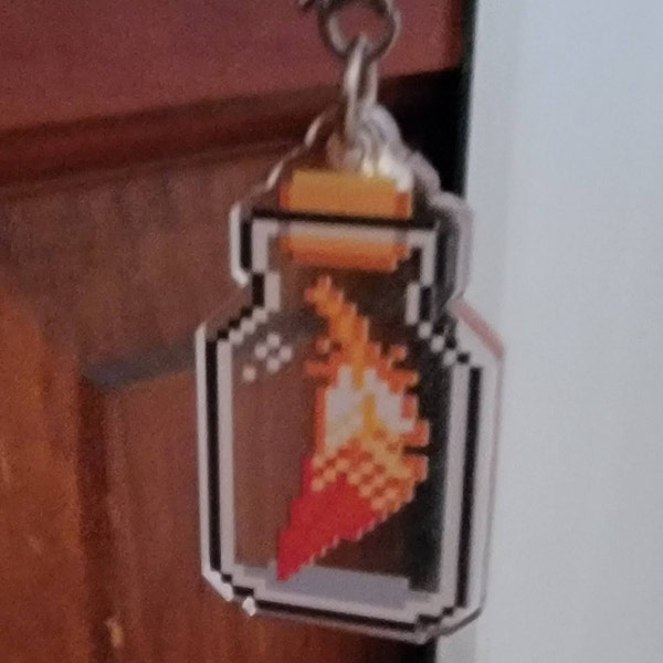 RPG Item Clear Acrylic Charm | Phone Charm, Video Game Charm, Gamer ...