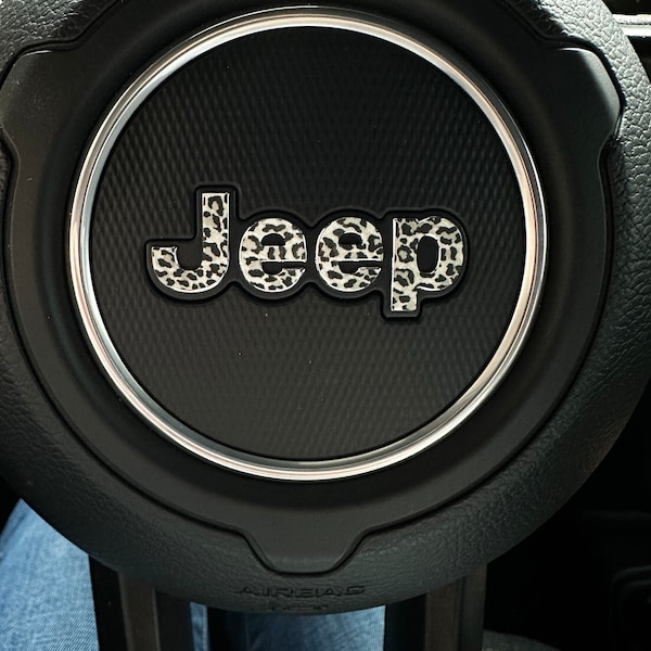 Animal Print Jeep Steering Wheel Sticker Decal, Wrangler JK, JL ...