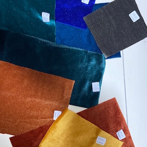 VELVET Swatch FABRIC Sample Free Shipping - Etsy