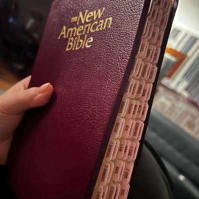 Mini Blushing Pink Gold Foil Bible Tabs Standard & Catholic/apocrypha ...