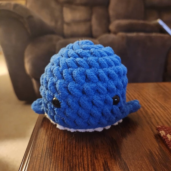 NO SEW Mini Whale Crochet Pattern for Beginners. Easy Crochet Amigurumi ...