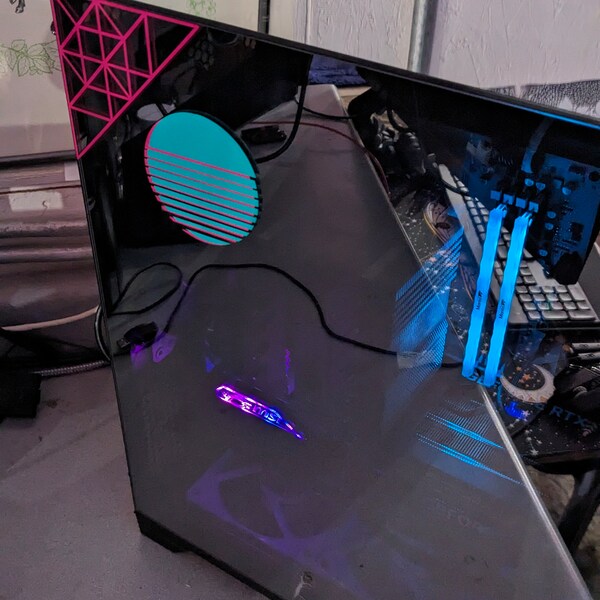 Vinyl Decal Chevrons Cyberpunk Futurism Techy Mechanical Machine Style ...