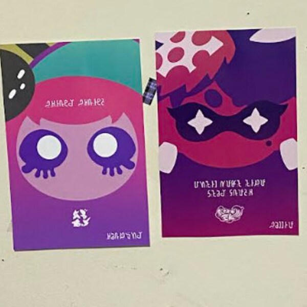 Splatoon Hotlantis WV3 Posters Harmony Paruko Tartar Dedf1sh Octoling ...